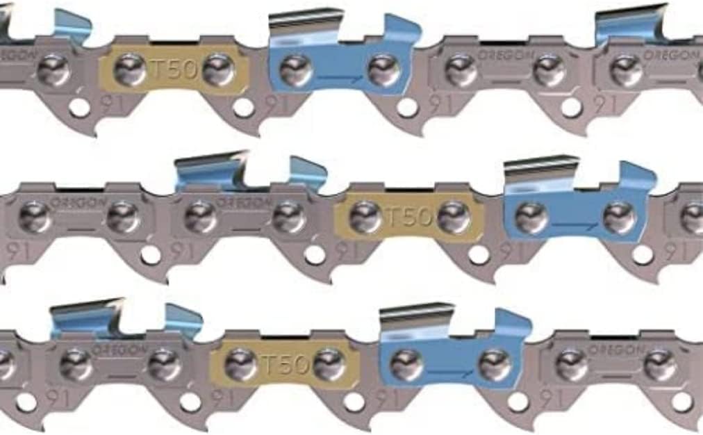 Amazon.com : Oregon Chainsaw Chains, T50 3-Pack 3/8" Low Profile Pitch ...