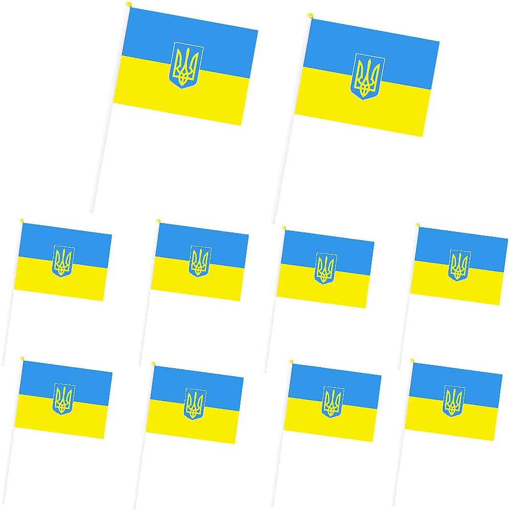 Ukraine Flag 5ft x 3ft National Flag Polyester with Brass Grommets ...