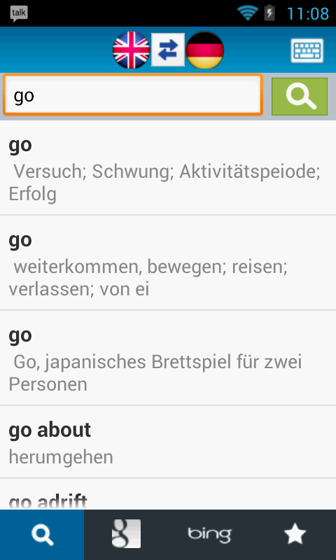 English German Dictionary - App on Amazon Appstore