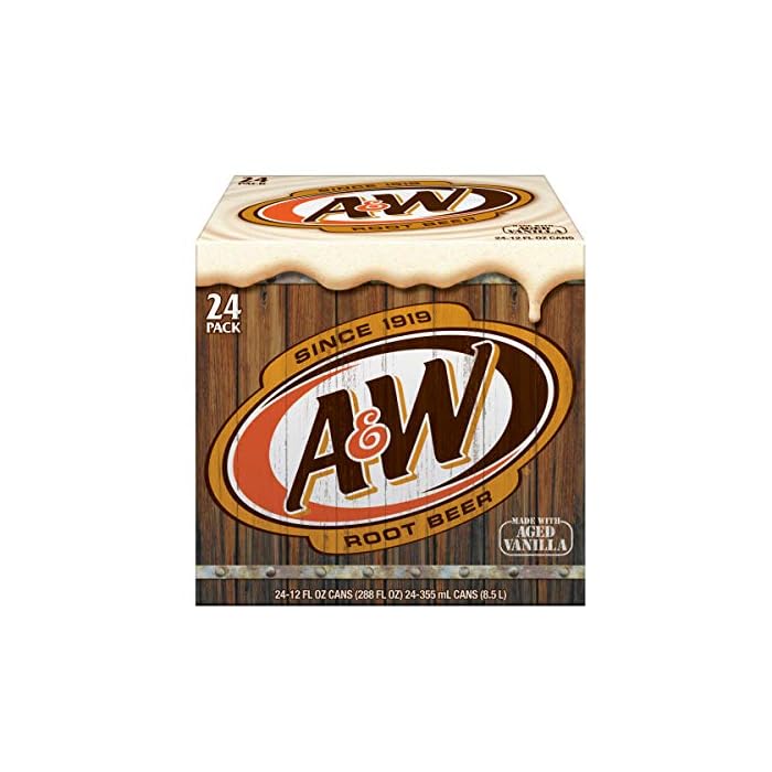Buy A&W Root Beer Soda, 12 fl oz cans, 24 pack Online at desertcart INDIA