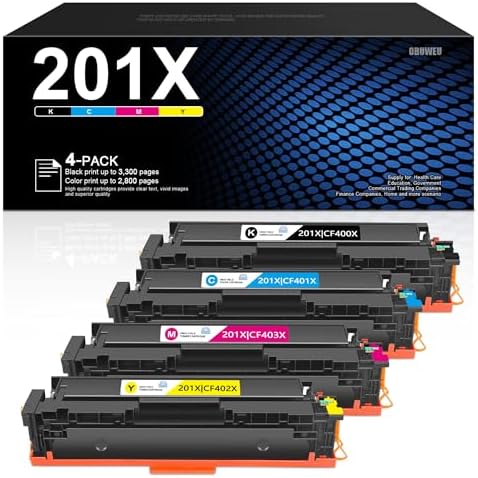 Amazon.com: 201X Toner Cartridge Compatible for HP 201X 201A CF400X ...
