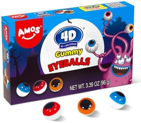 Amazon.com : Fusion Select Eye Popping Gummies - Sweet Eyeball Candy ...