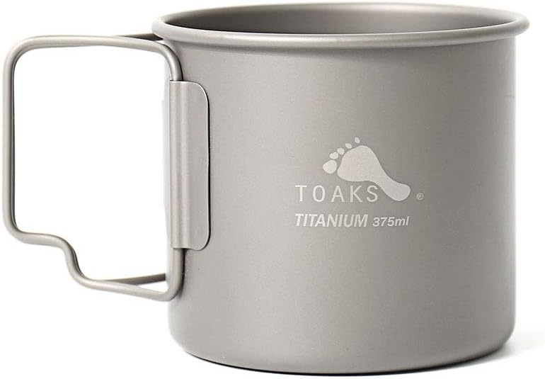 TOAKS Titanium 375ml Cup Ultralight Mug Outdoor Tableware Camping ...