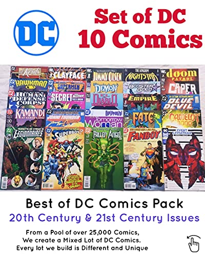 DC Comics | Set of 10 DC Comics Books | Assorted Collection | NO BATMAN ...