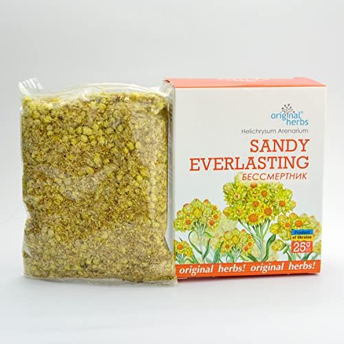 Amazon.com : SANDY EVERLASTING, (HELICHRYSUM ARENARIUM) - 100% Pure ...