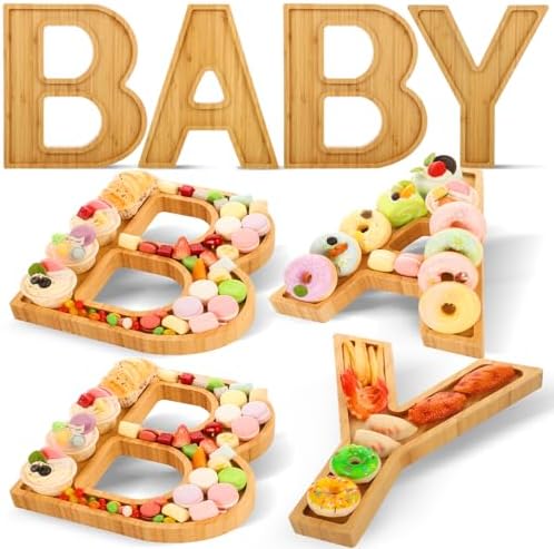 Amazon.com: 4Pcs Baby Charcuterie Board Letters, Charcuterie Letters ...