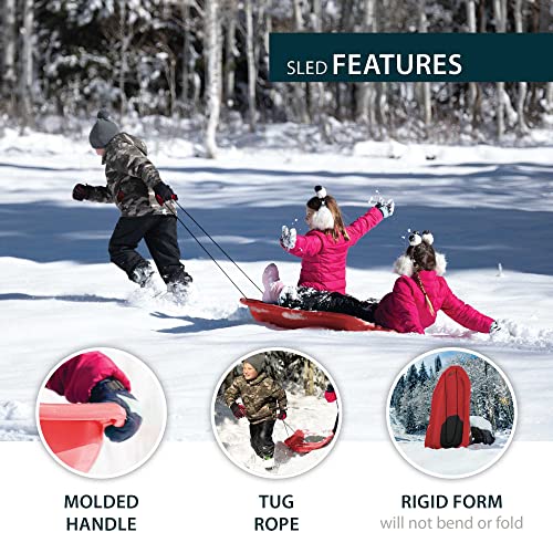 Snapklik.com : Lifetime Premium Snow Sled