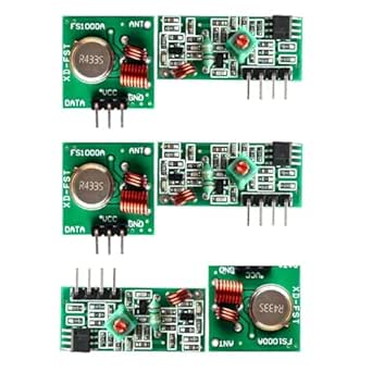 433 Mhz RF Transmitter and Receiver Module Link Kit for ARM/MCU WL DIY ...