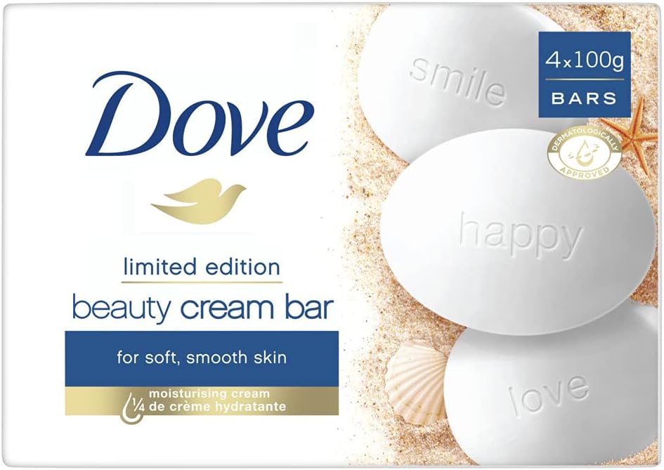 Amazon.com : Dove Beauty Cream Bar, Unisex Soap, Multi, 4 Count : Bath ...