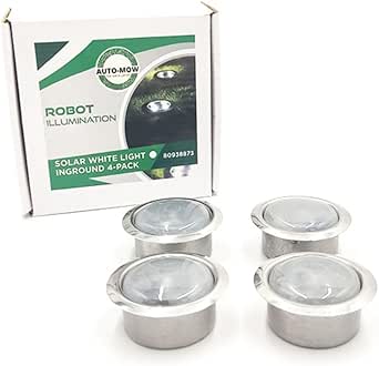 Auto-Mow 4 Pack Garden Lights Solar Powered Decorative Outdoor Robot ...