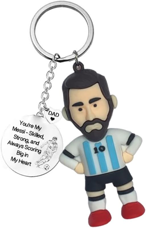 Amazon.com: Lionel Messi Memorabilia Keychain Christmas Birthday Gifts ...