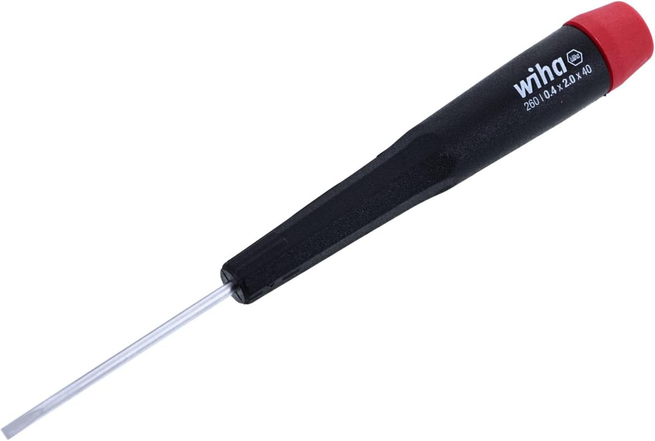 Wiha 26025 Slotted Screwdriver with Precision Handle, 2.5 x 50mm - Flat ...