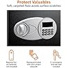 Amazon Basics Steel Security Safe with Digital Keypad - Secure Money ...