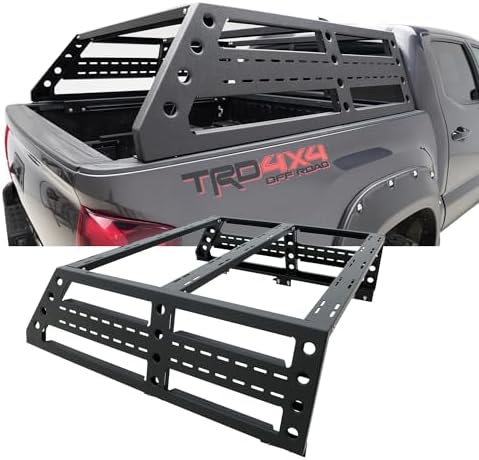 Amazon.com: EAG Overland Bed Rack Truck Cargo Carrier for Truck with ...