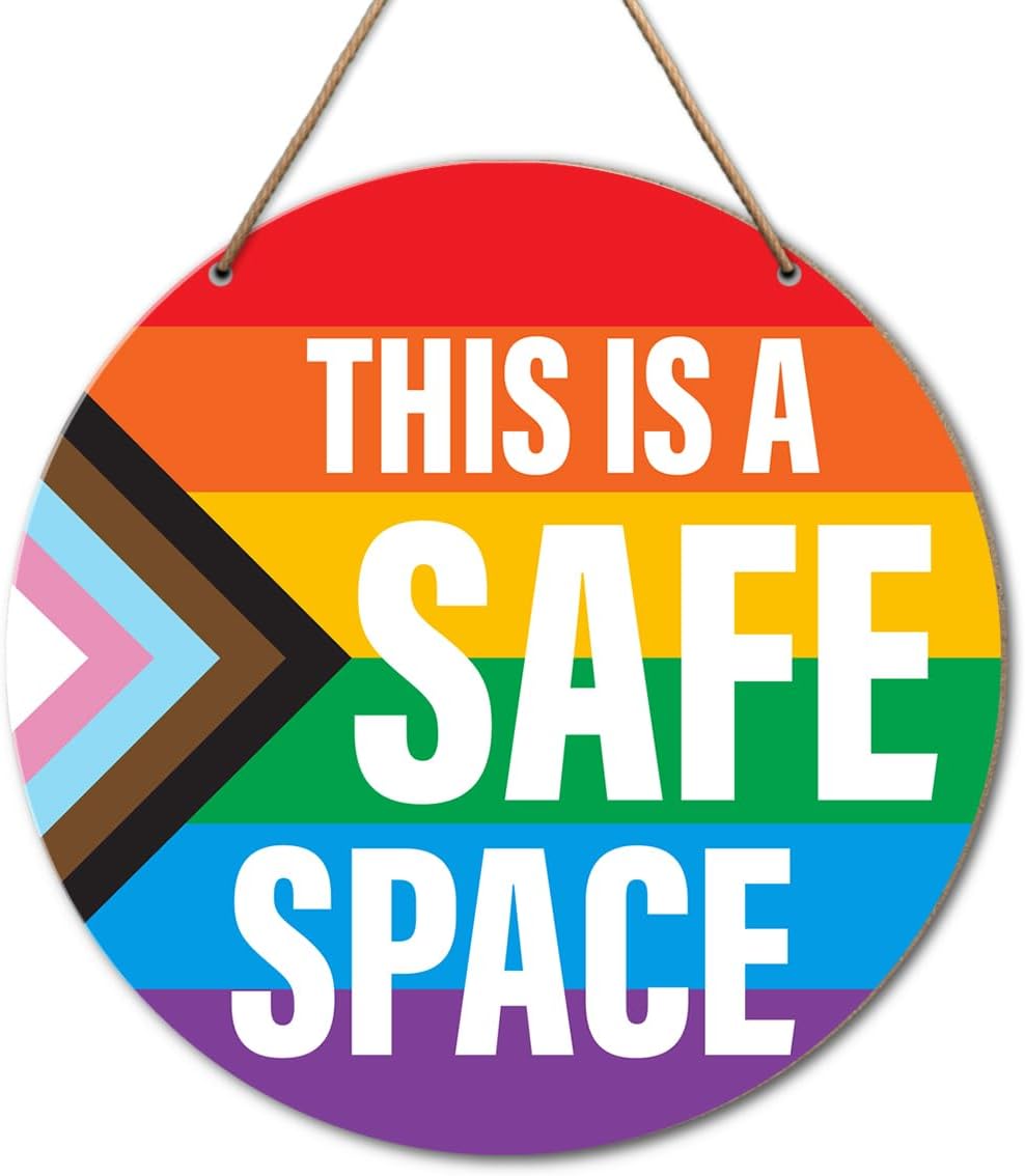 Amazon.com: LGBT Signs Wall Decor, LGBT Rainbow Pride Signs for Home ...