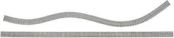 Amazon.com: Bachmann Trains 36" CODE 100 NICKEL SILVER FLEX TRACK (25 ...