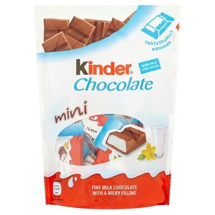 Amazon.com : Kinder Mini Chocolate Pouch 108g : Grocery & Gourmet Food