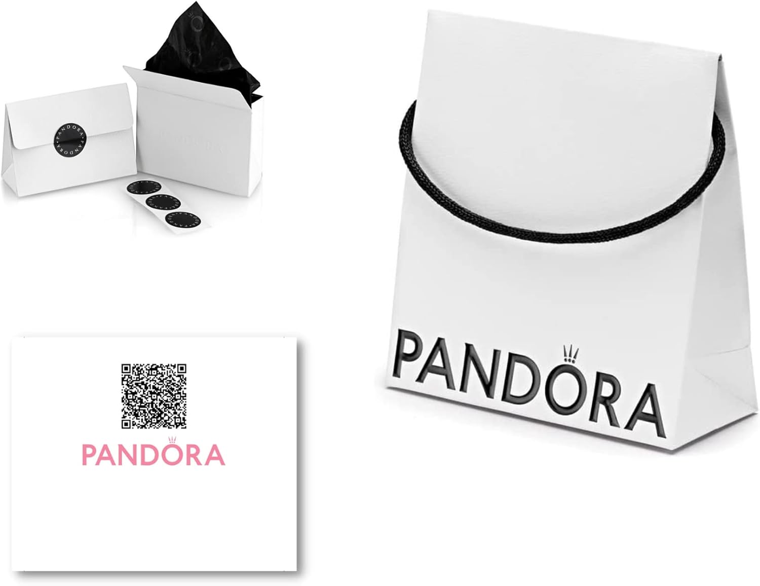 PANDORA Eco-friendly Packaging Set (Bag, Folding Box and Certificate of ...