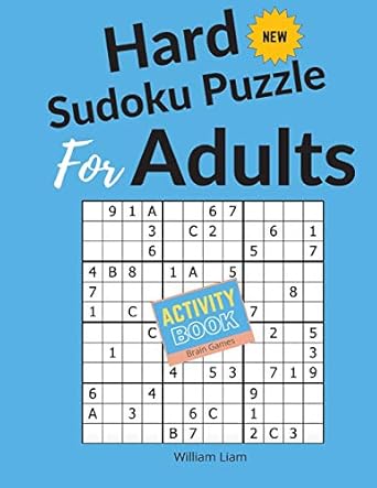 Buy Hard Sudoku Puzzle 3*4 puzzle grid Brain Game For Adults: 1 ...