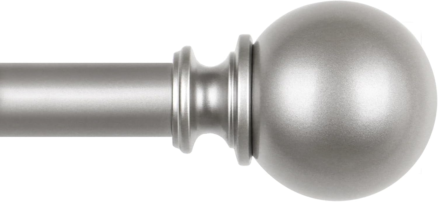 Amazon.com: KAMANINA 7/8 Inch Curtain Rods 32 to 58 Inches (2.6-4.8ft ...