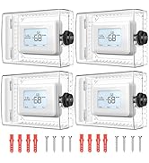 Gedreew 2 PCS Large Thermostat Lock Box with Combination Lock, Clear ...