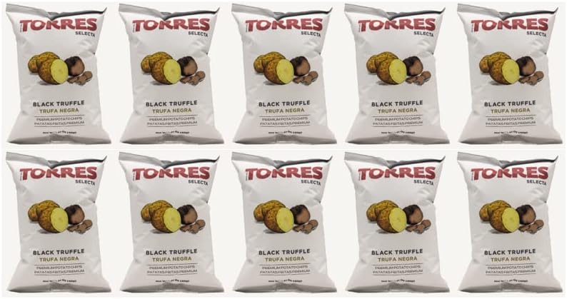 Amazon.com: Torres - Black Truffle Potato Chips, 1.41oz (40g) (3-PACK ...
