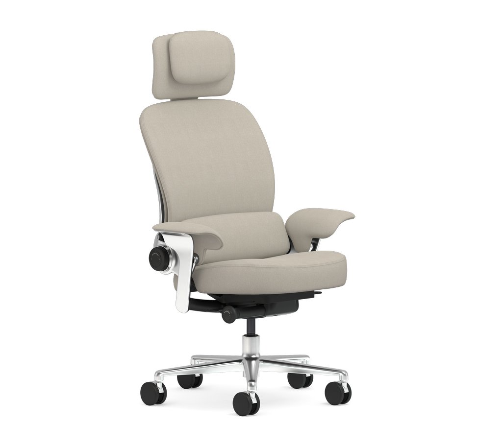Steelcase Leap WorkLounge Office Desk Chair - Bo Peep Gravel Fabric ...