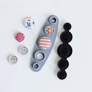Amazon.com: Button Maker Cover Button Kit DIY Cloth Buckle Tool Set 5 ...
