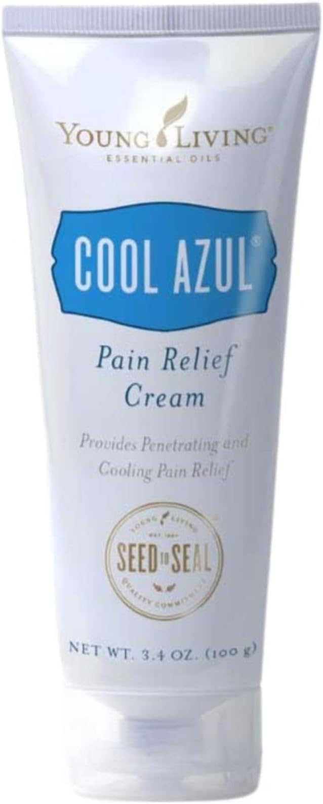 Amazon.com: Young Living Cool Azul Pain Relief Cream - Cooling Blend of ...