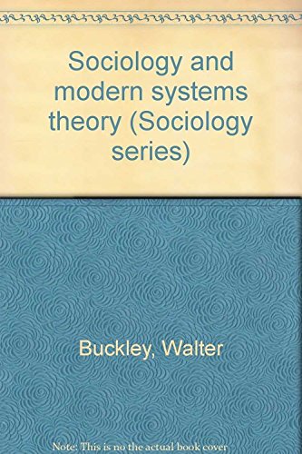 Amazon.com: sociology and Modern Systems Theory: 9781127551798: Buckley ...