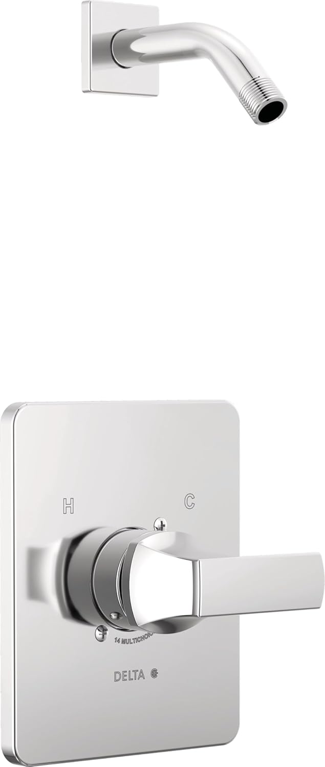 Delta Faucet Velum 14 Series Single-Function Chrome Shower Valve Trim ...