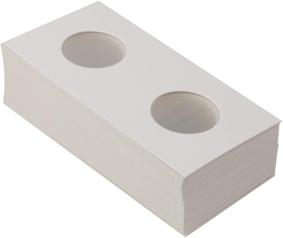Amazon.com: 50 Pieces Cardboard Coin Flips 2x2 Holders Sleeves Currency ...