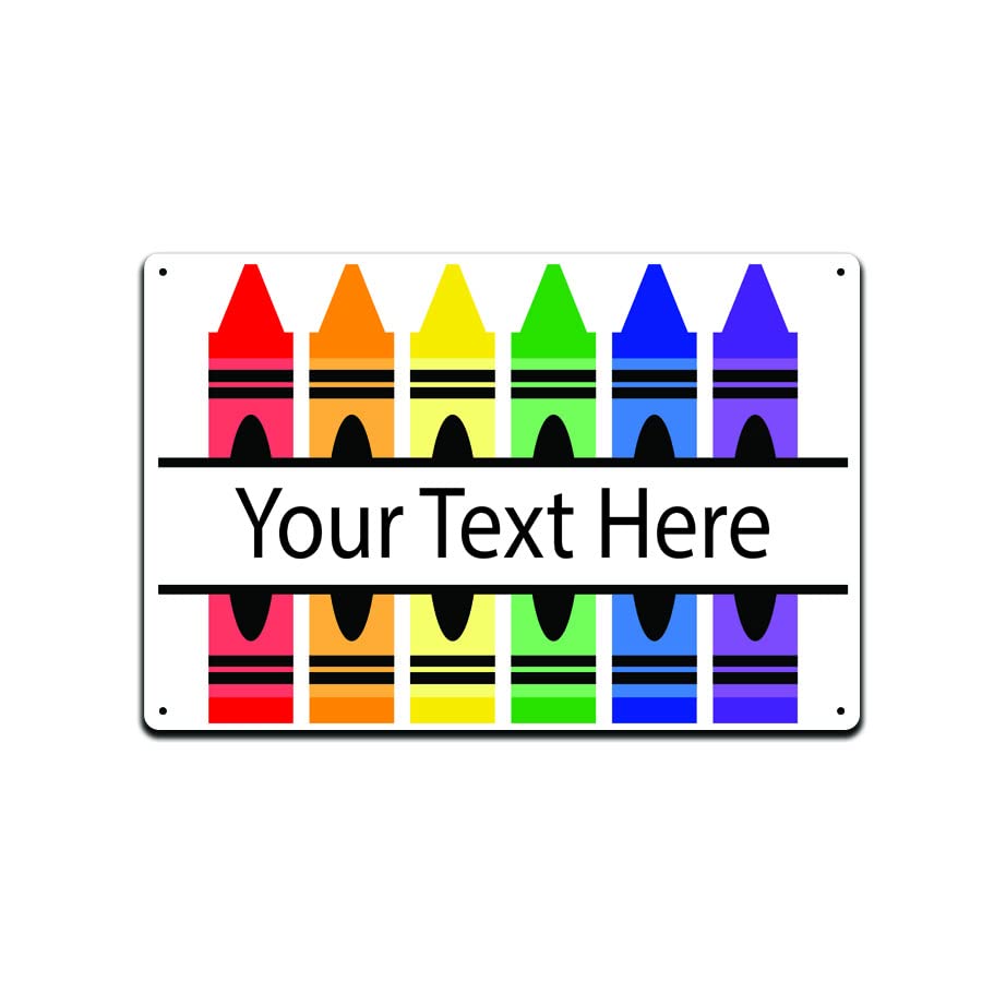 Amazon.com : Personalized Teacher Sign for Classroom - Custom Name 12 ...