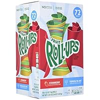 Amazon.com: Betty Croker Strawberry & Tropical Tie Dye Fruit Roll Ups ...