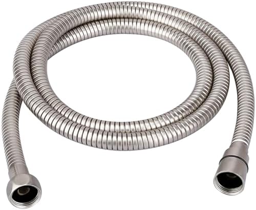 Stainless Steel Shower Hose, PVC-Free Silicon Innerlining (4-ft ...