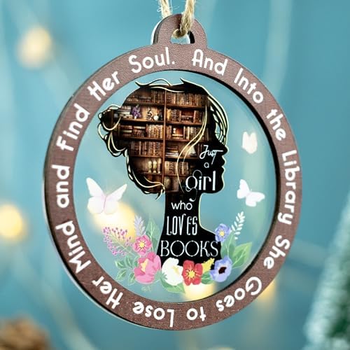 Amazon.com: Just One More Chapter Stack of Books Ornament, Christmas ...