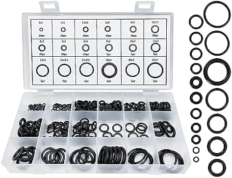 Amazon.com: SUJADE 300 PCS Rubber O-Ring Assortment Kit, O Rings Seal ...