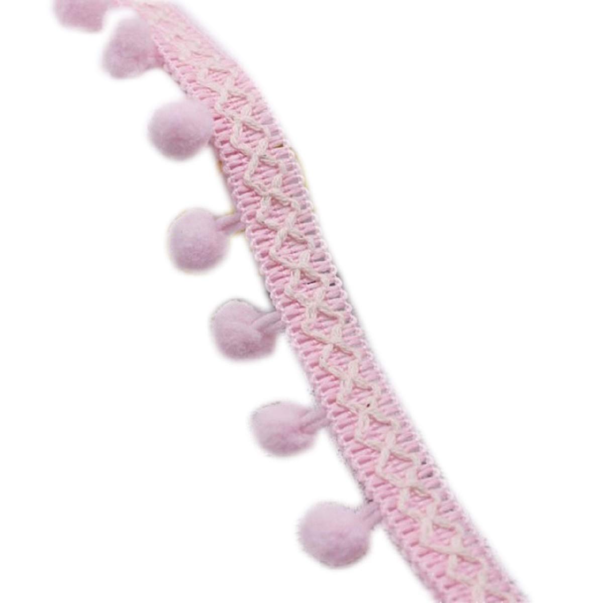 Felt Pom Poms GLOBLELAND Mini Pom Pom Fringe Trim - 60 Yards 12 Colors ...