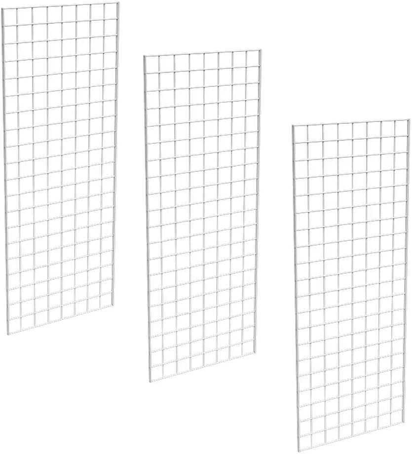 Amazon.com: DISPLAYS101 2' x 5' White Gridwall Panels - Works with All ...