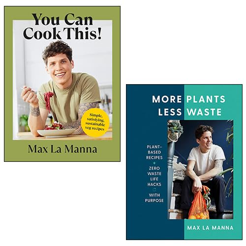 Max La Manna 2 Book Collection Set (More Plants Less Waste, You Can ...