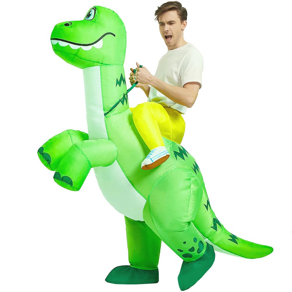 Snapklik.com : Dinosaur Costume Inflatable Diplodocus Costume Adult ...