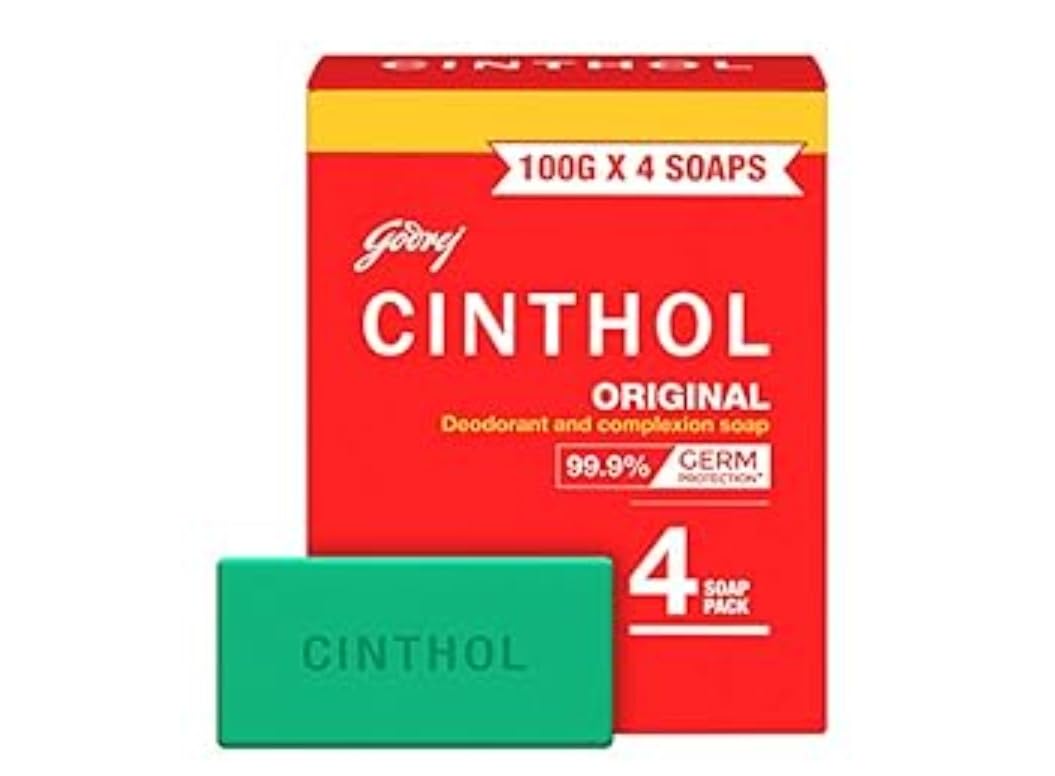 Buy Cinthol Original Soap, 100g (Pack of 4) | Germ Protection | Soaps ...