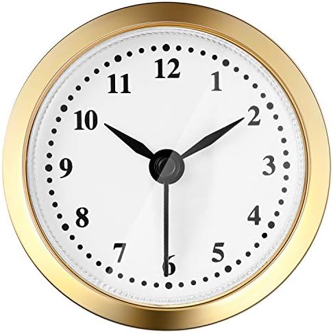 Amazon.com: Milageto 1-7/16 inch (36 mm) Clock Insert Clock Fit up with ...
