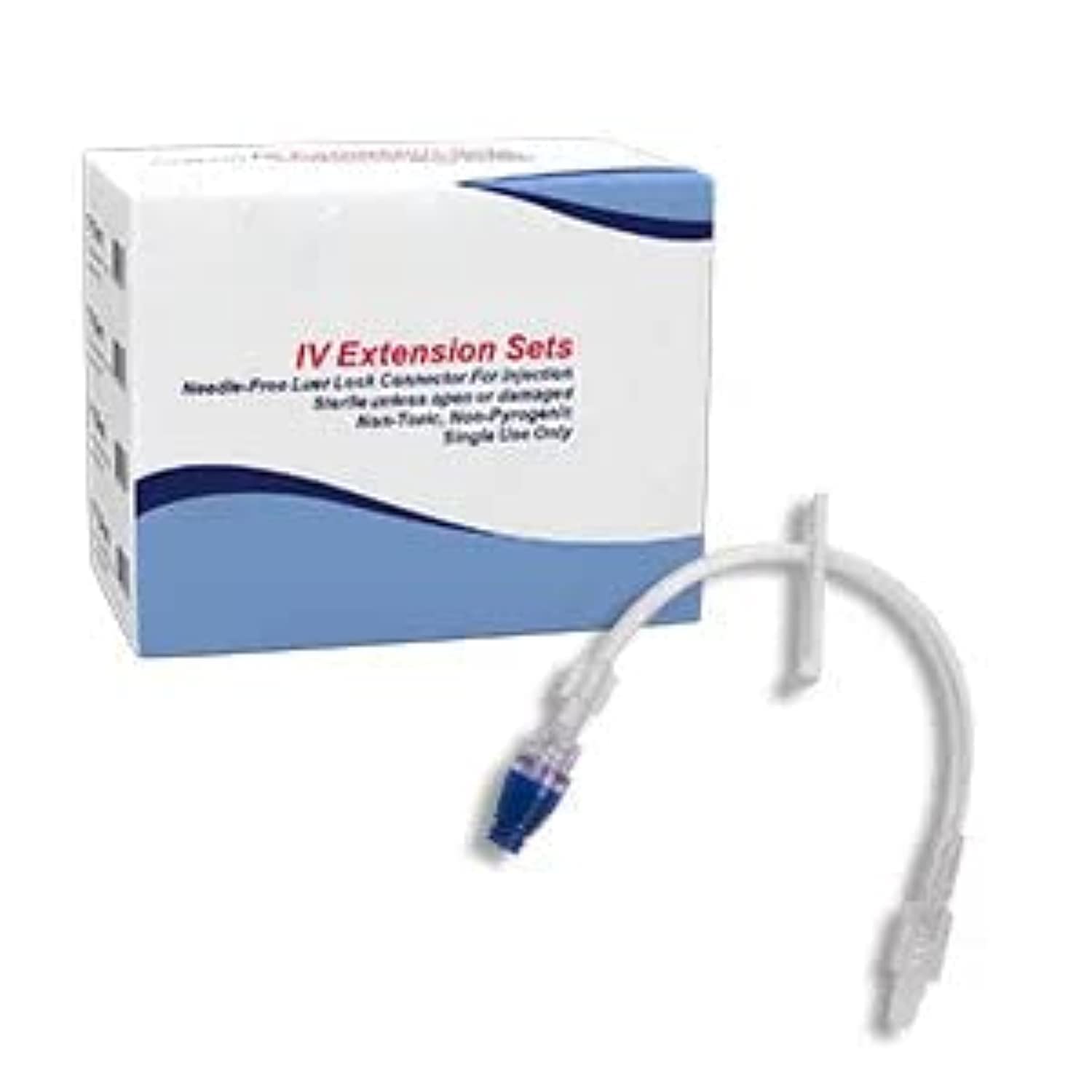 Buy Set of 10 IV Extension Set 8" Luer Lock Connector Sterile and ...