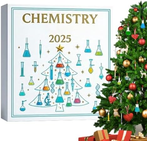 Amazon.com: 2025 Chemistry Christmas Advent - 2D Acrylic Holiday ...