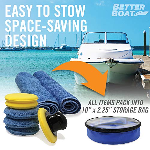 Microfiber Wax Applicator Pads, Soft Foam Hand Polish Sponges and Cloth ...
