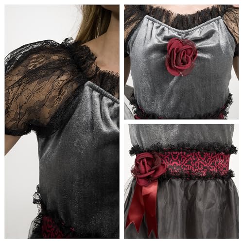 Spooktacular Creations Child Girl Dark Prom Queen Costume, Bad Girl ...