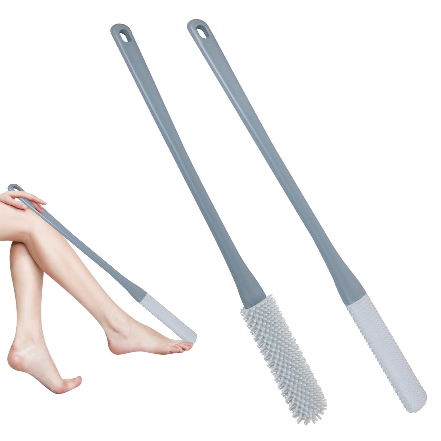 2PCS Toe Gap Cleaning Brush, Foot Scrubber for Shower, Shower Foot ...