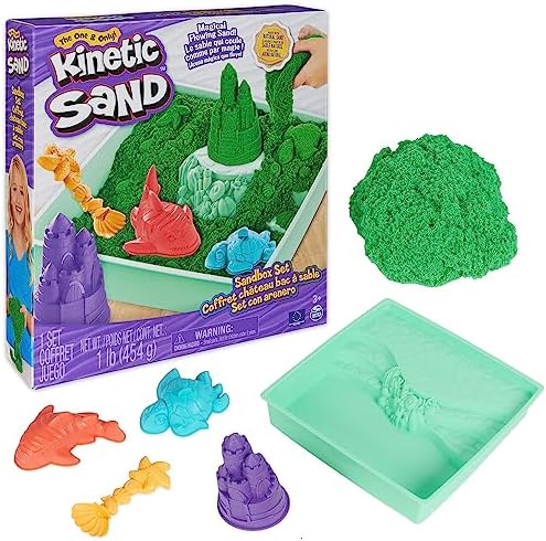 Kinetic Sand, Dino Dig Playset with 10 Hidden Dinosaur Bones, Play Sand ...