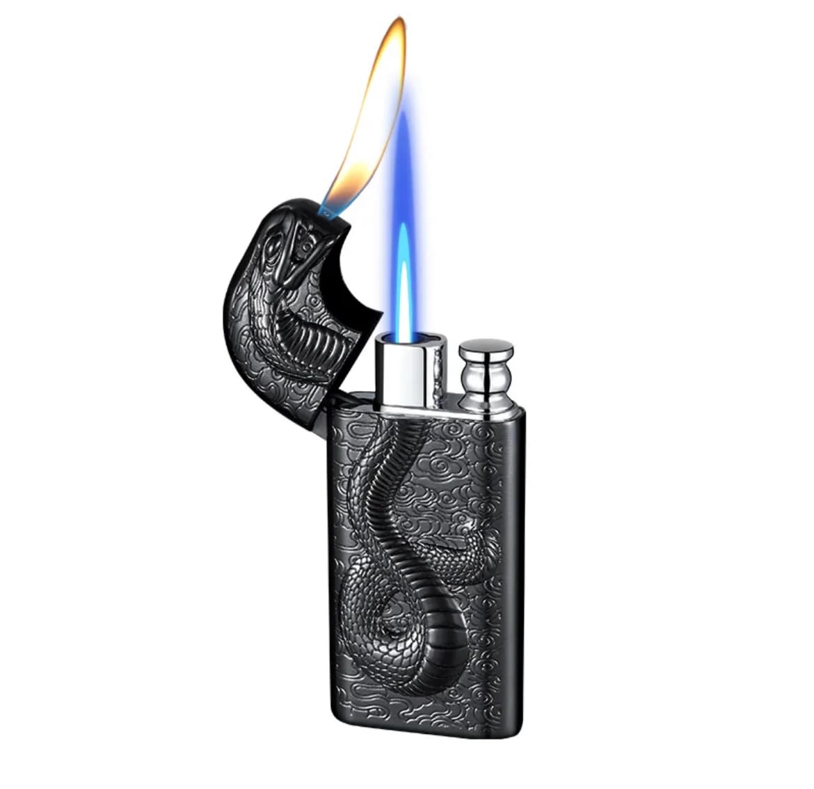 Snapklik.com : Cool Snake Lighter, Serpent Lighter, Dual Flame Lighter ...